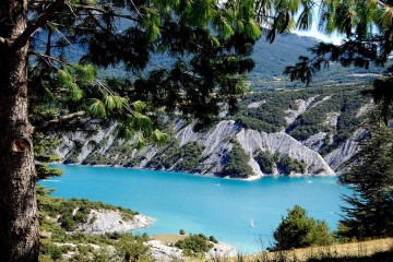 Plage de la Voilerie Savin'Plage, Savines-le-Lac (Serre-Ponçon, Hautes ...